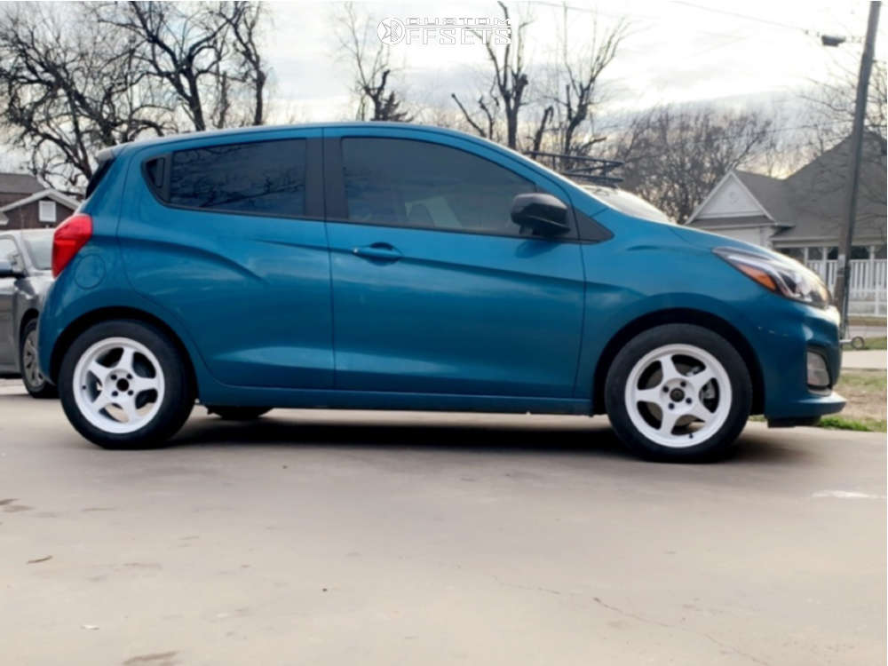 2019 Chevrolet Spark with 15x6.5 35 AVID1 AV8 and 185/55R15 Kumho Solus ...