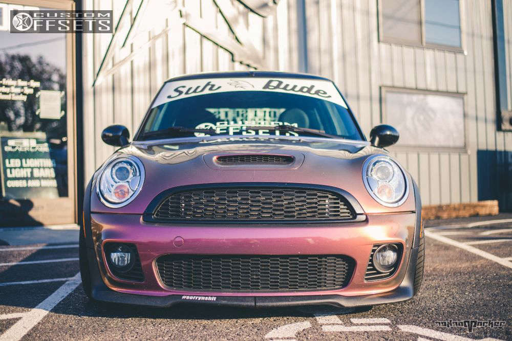 2008 Mini Cooper with 17x8 42 Fifteen52 Tarmac and 205/40R17 Yokohama S ...