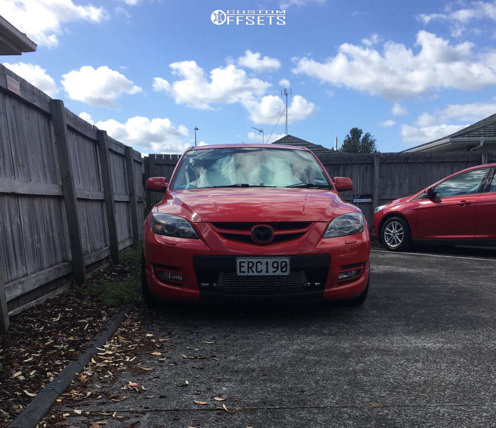 2008 Mazda MazdaSpeed3 with 18x8.5 38 Bgw R5 and 225/40R18 Farroad ...