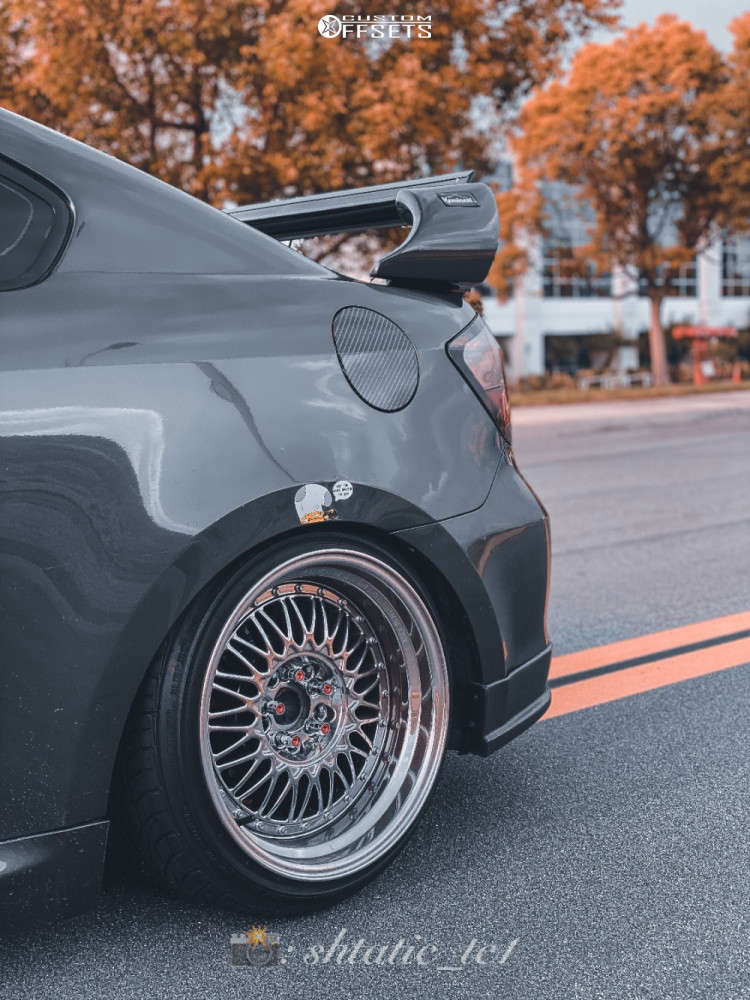 2006 Scion TC with 17x10 22 Hayashi Racing Hayame Performance and 215 ...