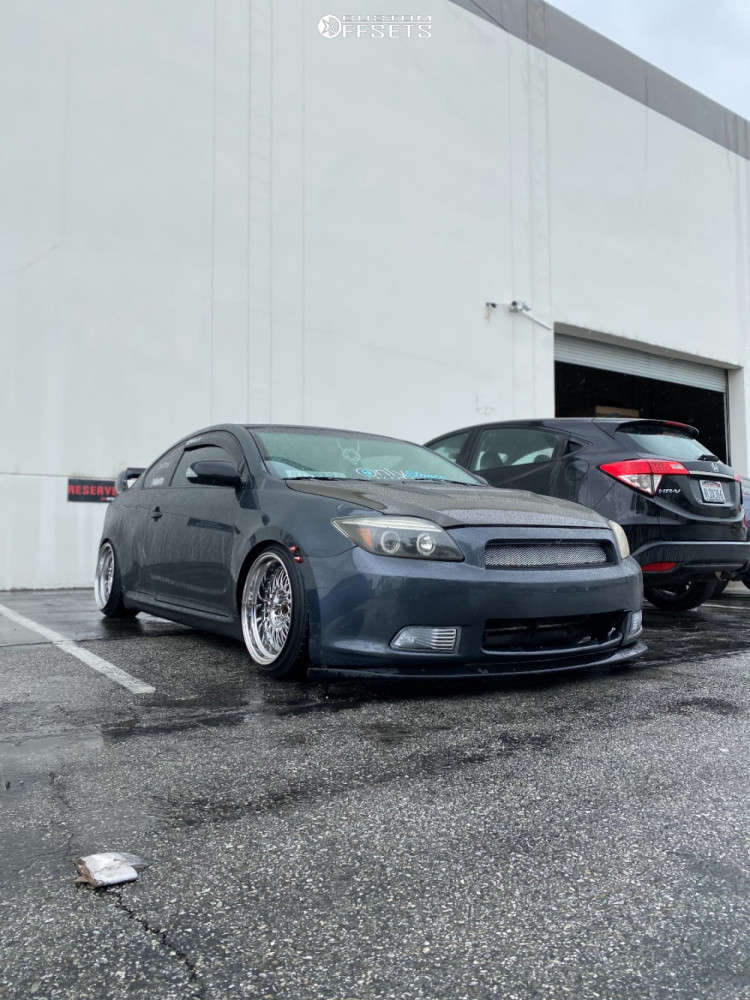 2006 Scion TC with 17x10 22 Hayashi Racing Hayame Performance and 215 ...