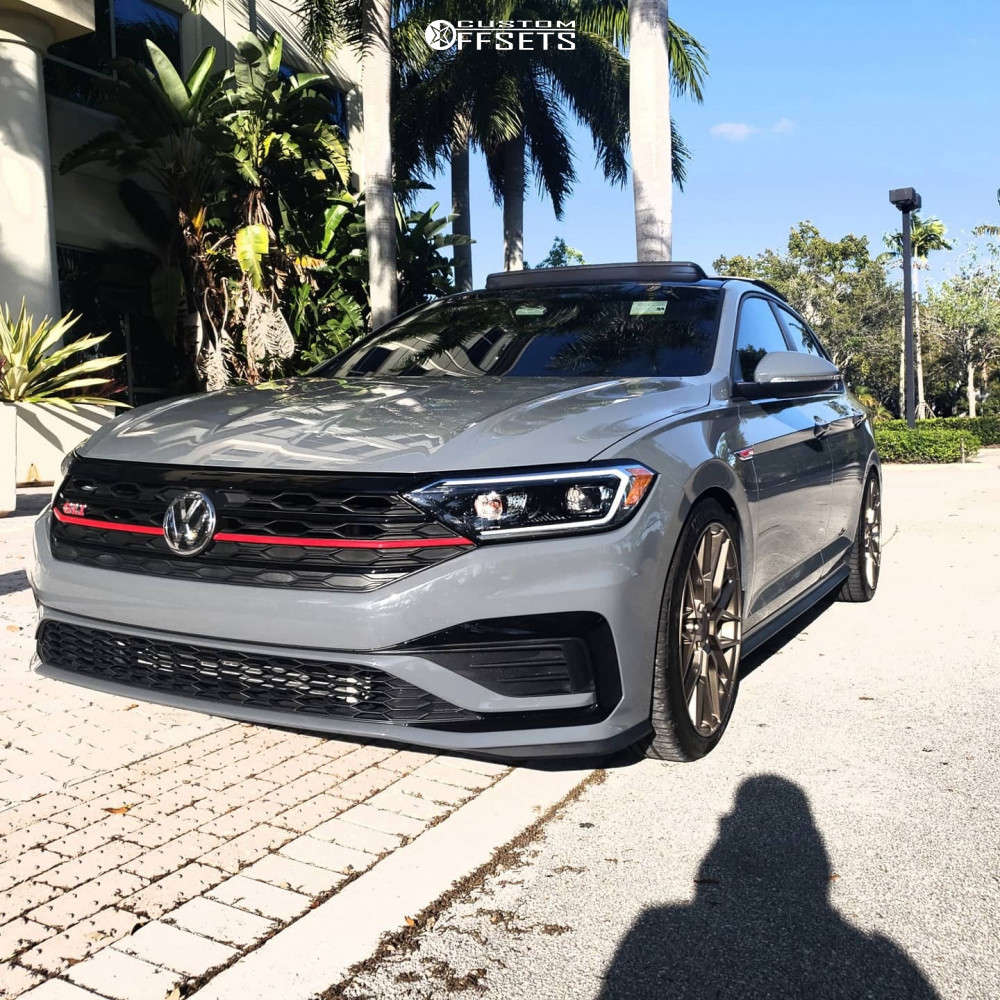 2020 Volkswagen Jetta with 19x8.5 43 Niche Gamma and 235/40R19 Cosmo ...