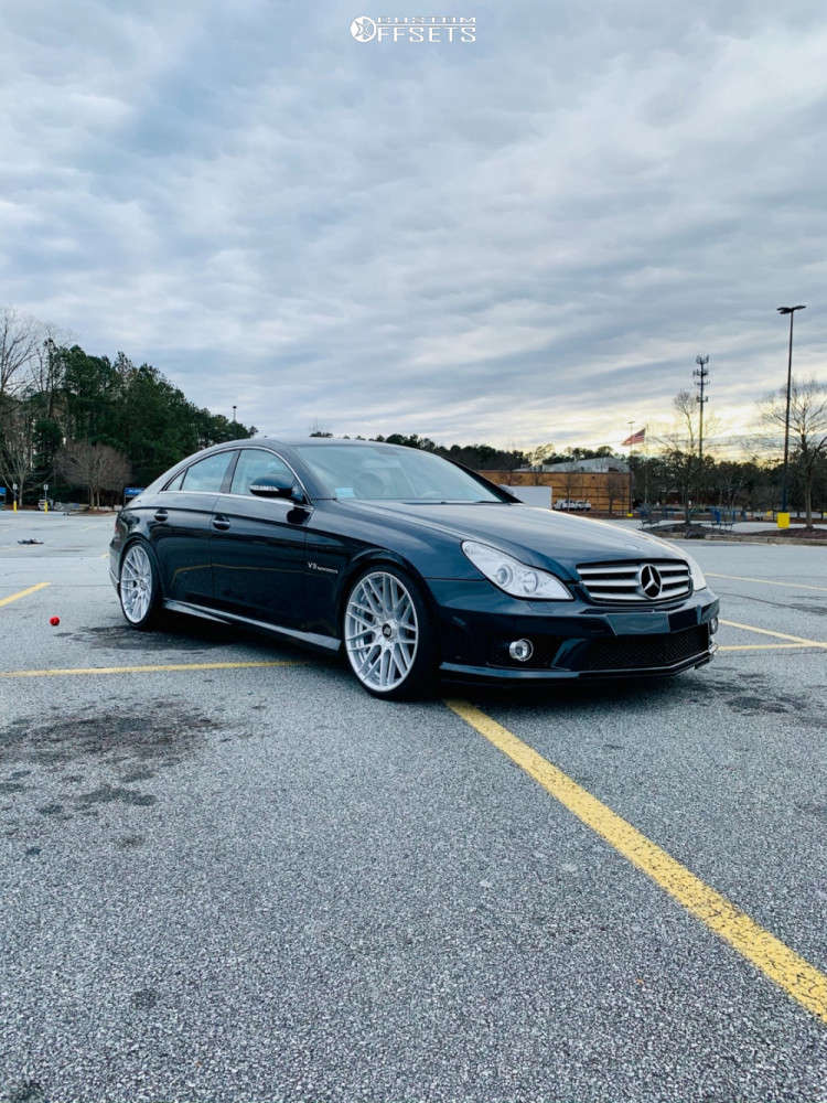 2006 Mercedes-Benz CLS55 AMG with 20x10 35 Rotiform Rse and 255/30R20 ...