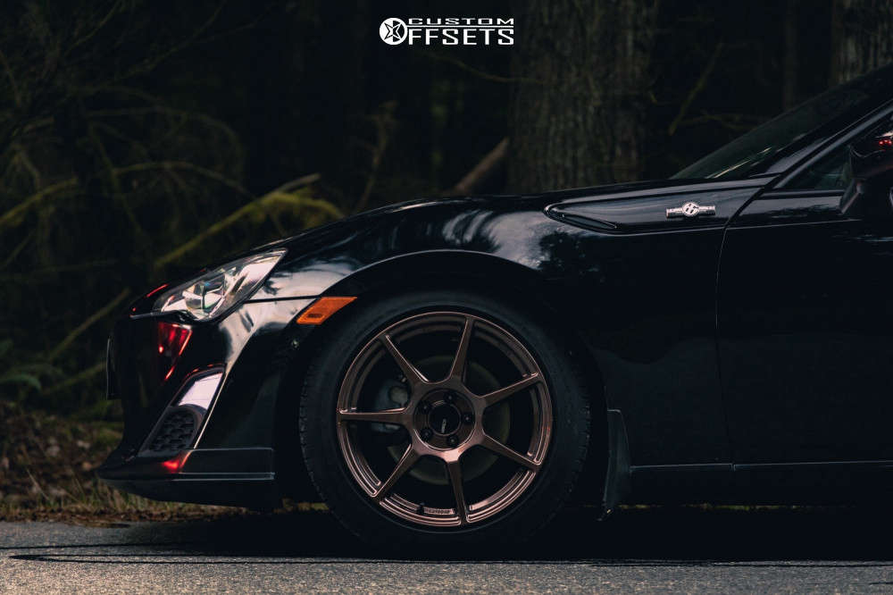 2013 Scion FR-S with 17x9 45 Enkei Tfr and 235/40R17 Pirelli Pzero All ...