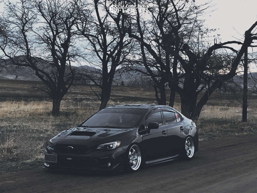 2018 Subaru WRX with 18x9.5 30 ESR Sr06 and 235/40R18 Nitto Neo Gen and ...