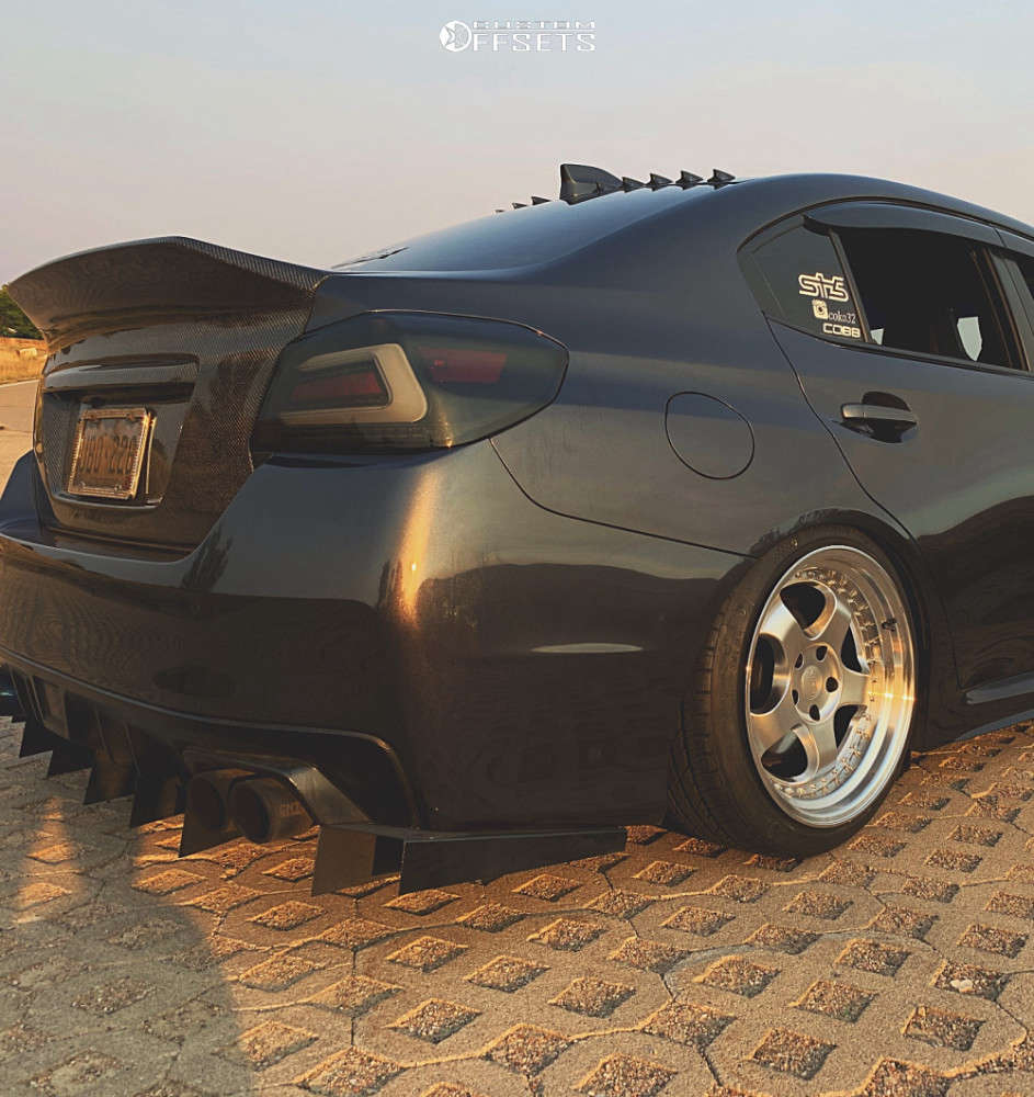 2018 Subaru WRX with 18x9.5 30 ESR Sr06 and 235/40R18 Nitto Neo Gen and ...