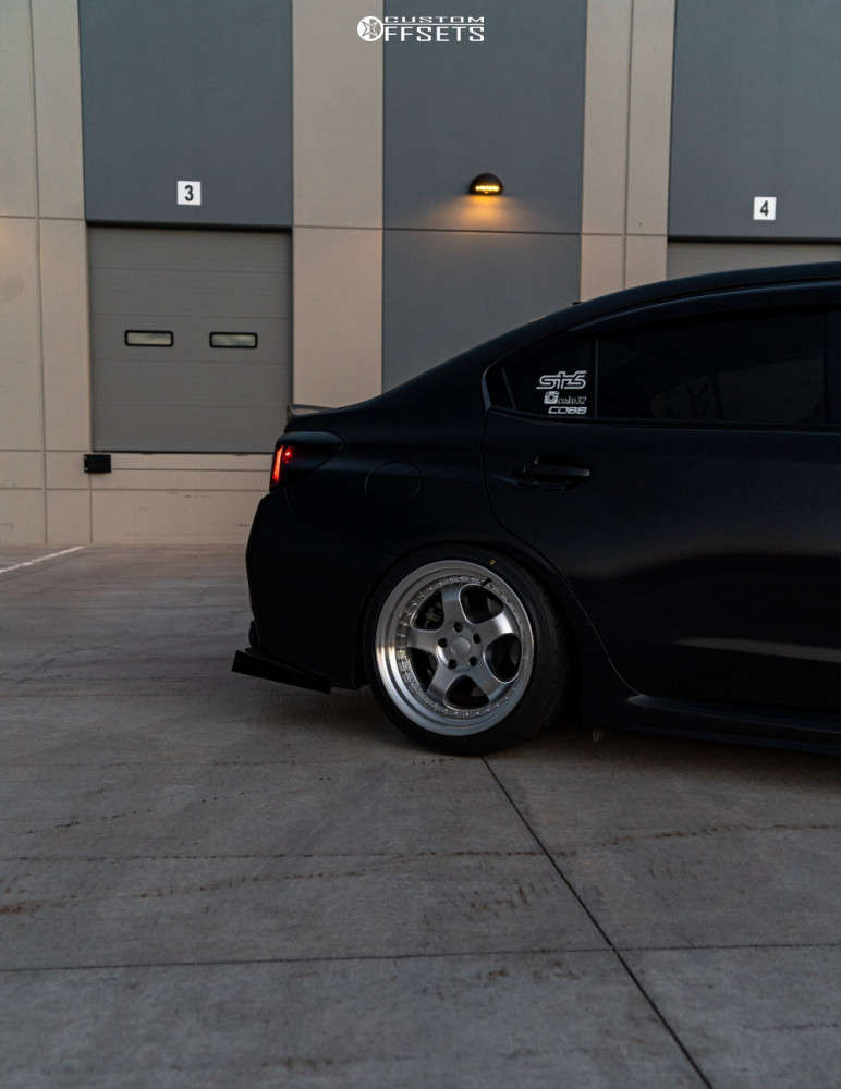 2018 Subaru WRX with 18x9.5 30 ESR Sr06 and 235/40R18 Nitto Neo Gen and ...