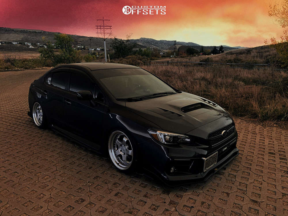 2018 Subaru WRX with 18x9.5 30 ESR Sr06 and 235/40R18 Nitto Neo Gen and ...