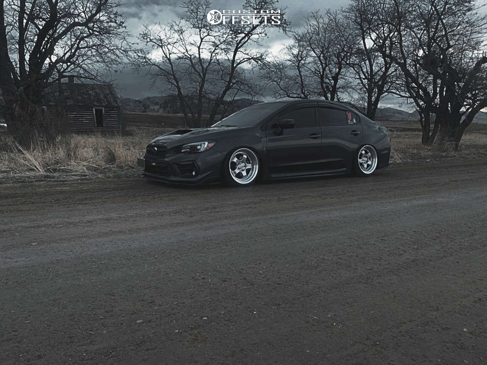 2018 Subaru WRX with 18x9.5 30 ESR Sr06 and 235/40R18 Nitto Neo Gen and ...