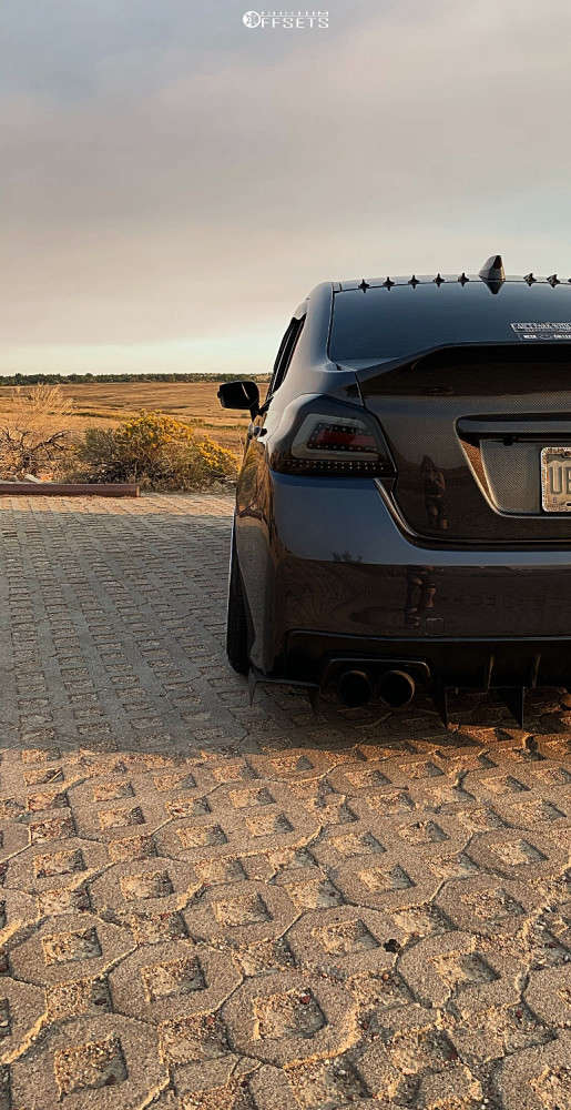 2018 Subaru WRX with 18x9.5 30 ESR Sr06 and 235/40R18 Nitto Neo Gen and ...