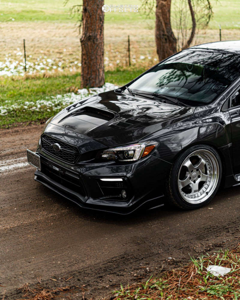 2018 Subaru WRX with 18x9.5 30 ESR Sr06 and 235/40R18 Nitto Neo Gen and ...