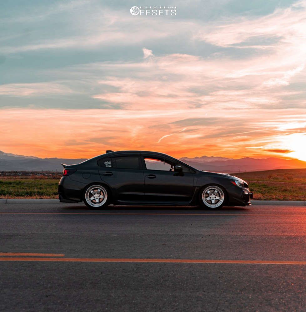 2018 Subaru WRX with 18x9.5 30 ESR Sr06 and 235/40R18 Nitto Neo Gen and ...