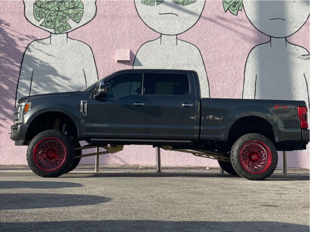 2018 Ford F-250 Super Duty with 24x14 -81 ARKON OFF-ROAD Crown Series ...