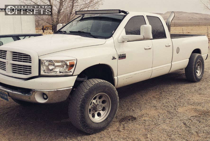 2007 Dodge Ram 2500 with 17x9 -6 Pro Comp 1069 and 305/70R17 Nitto ...