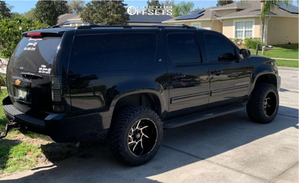 2014 Chevrolet Suburban 1500 with 20x12 -51 Vision Prowler and 33/12 ...