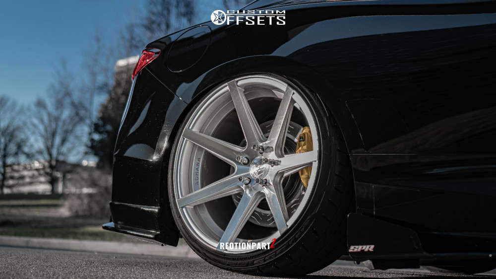 2018 INFINITI Q60 with 20x10 25 Rohana Rc7 and 255/35R20 Nitto Nt555 G2 ...