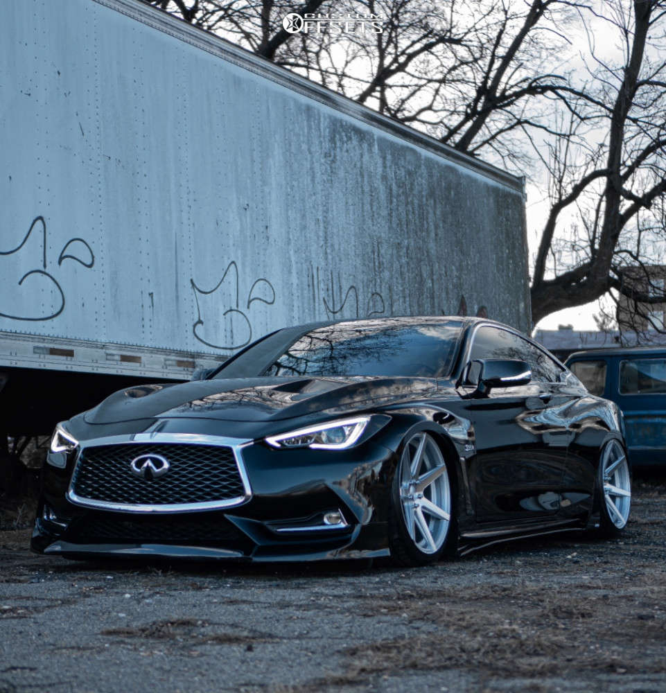 2018 INFINITI Q60 with 20x10 25 Rohana Rc7 and 255/35R20 Nitto Nt555 G2 ...