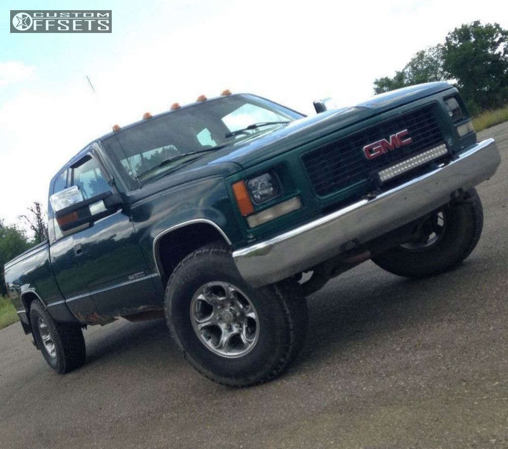 1997 GMC K1500 with 16x8 0 American Racing Python and 285/75R16 Toyo ...