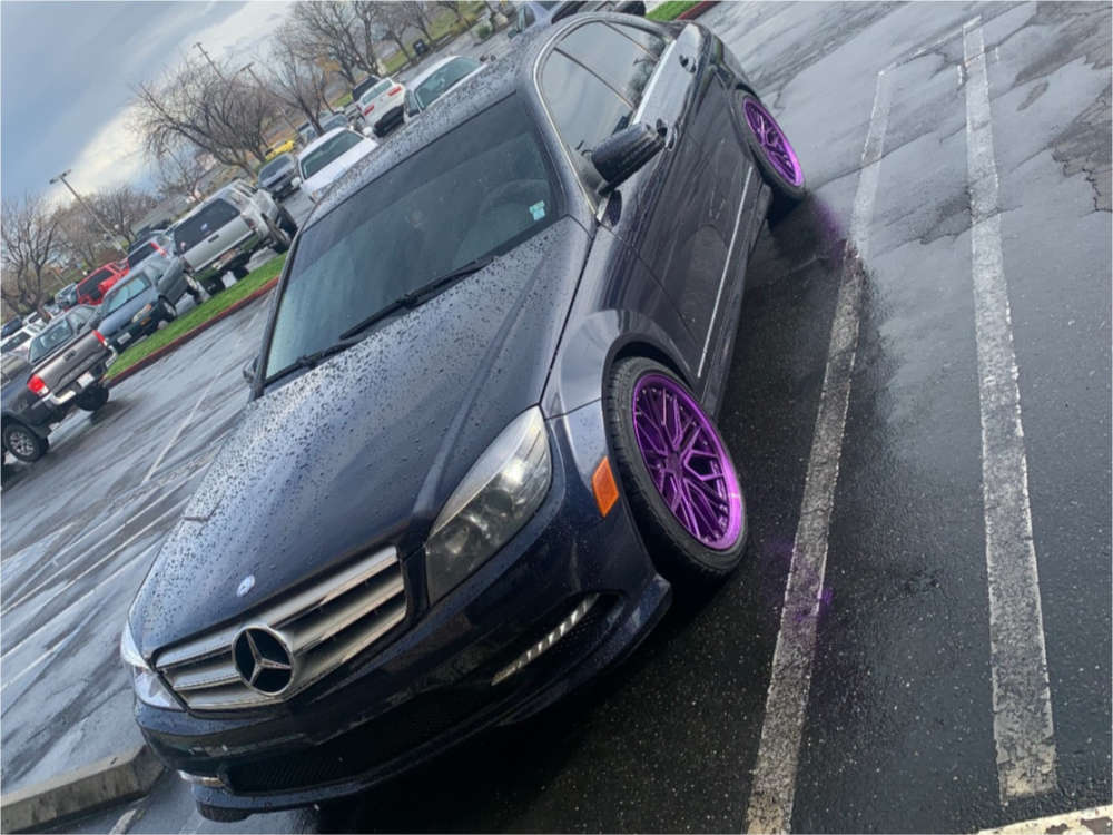 2011 Mercedes-Benz C300 with 18x8.5 35 XXR 571 and 225/40R18 Ohtsu and ...