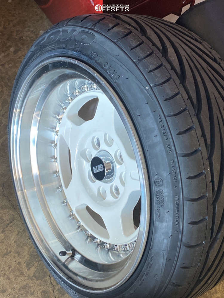 1994 Honda Civic with 15x8 10 STR 512 and 195/45R15 Toyo Tires Proxes ...