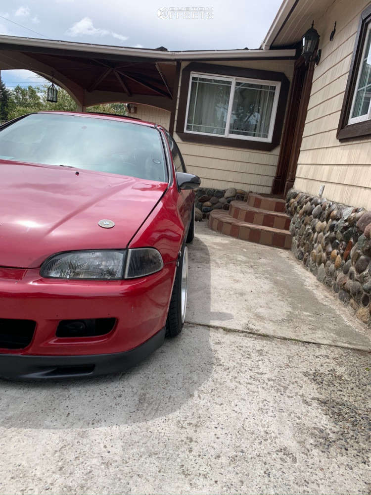 1994 Honda Civic with 15x8 10 STR 512 and 195/45R15 Toyo Tires Proxes ...