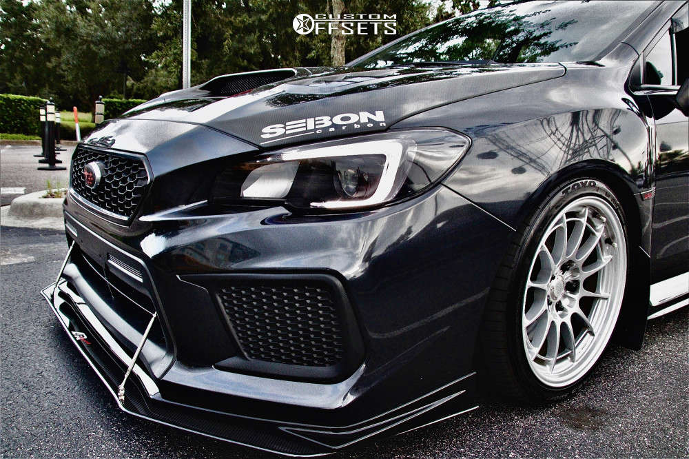 2019 Subaru WRX with 18x9.5 40 Enkei Nt03m and 255/35R18 Toyo Tires ...