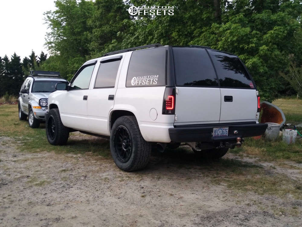 1997 Chevrolet Tahoe with 20x9 12 Vision Nemesis 111 and 275/60R20 ...