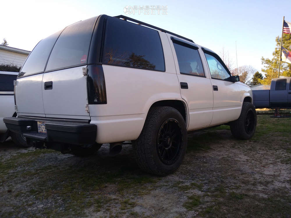 1997 Chevrolet Tahoe with 20x9 12 Vision Nemesis 111 and 275/60R20 ...