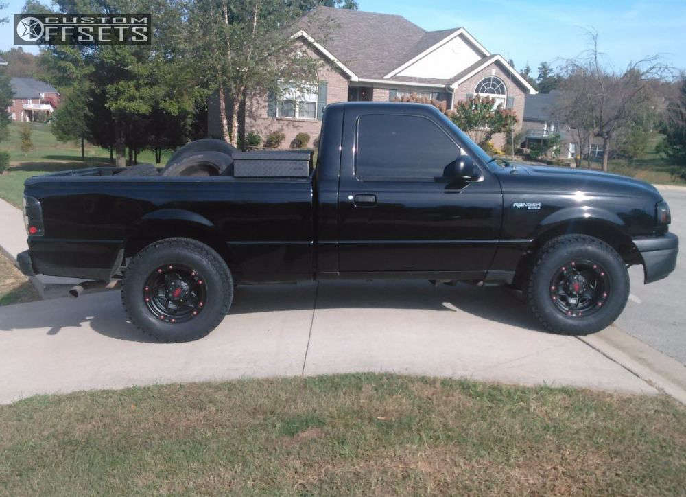 2004 Ford Ranger with 15x8 -13 Tuff T10 and 31/10.5R15 General Grabber ...