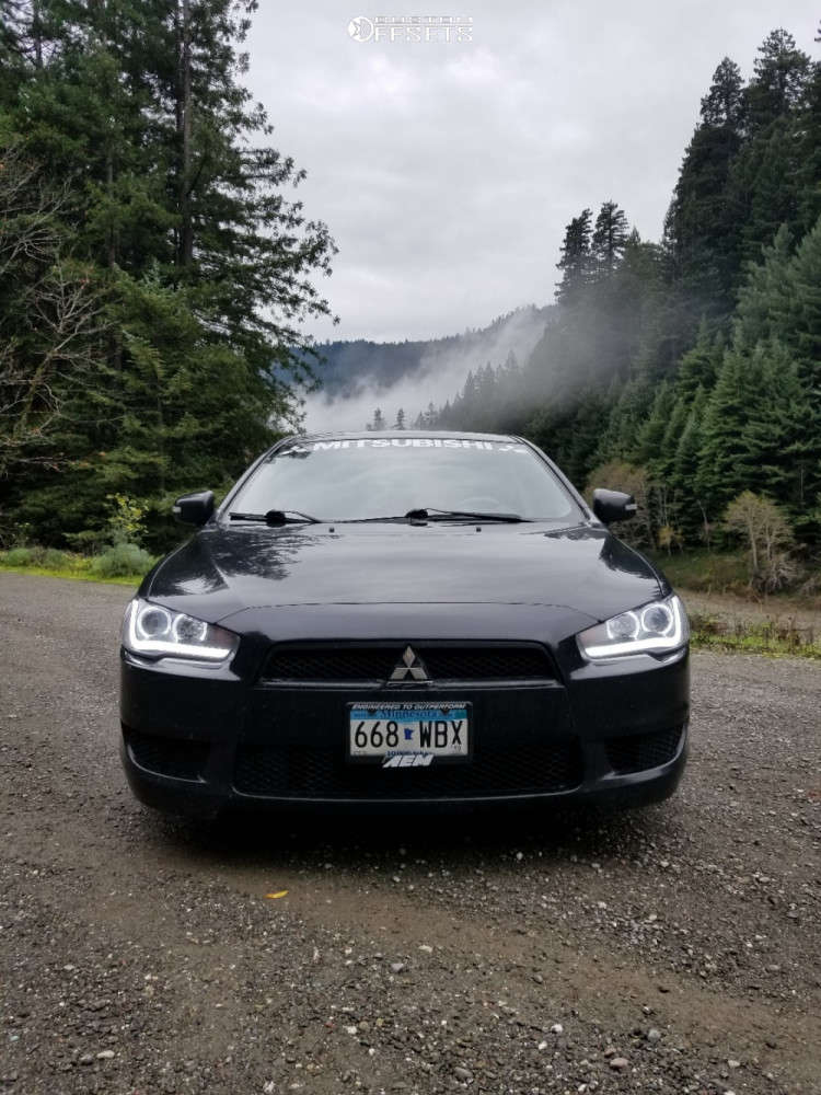 2015 Mitsubishi Lancer Wheel Offset Nearly Flush Coilovers | 1550350 ...