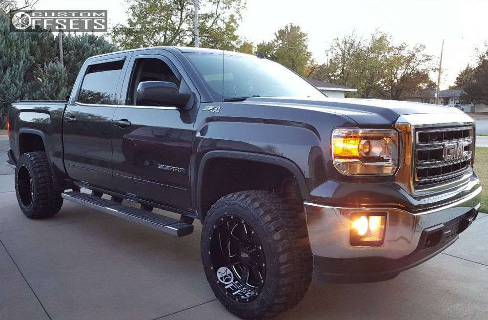 2014 GMC Sierra 1500 with 20x12 -44 Moto Metal MO962 and 33/12.5R20 ...
