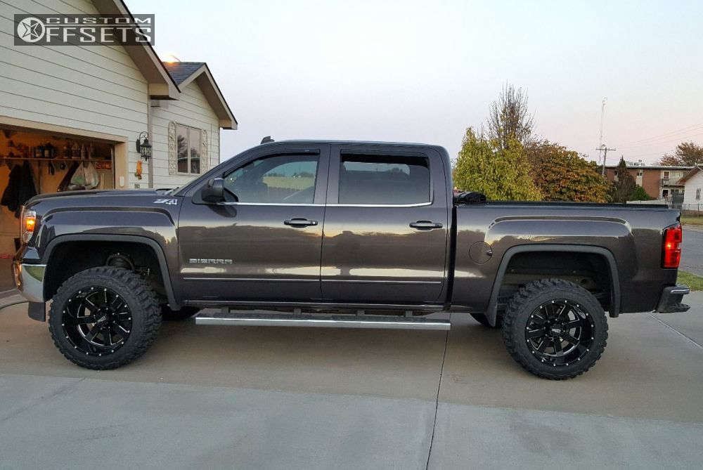 2014 GMC Sierra 1500 with 20x12 -44 Moto Metal MO962 and 33/12.5R20 ...