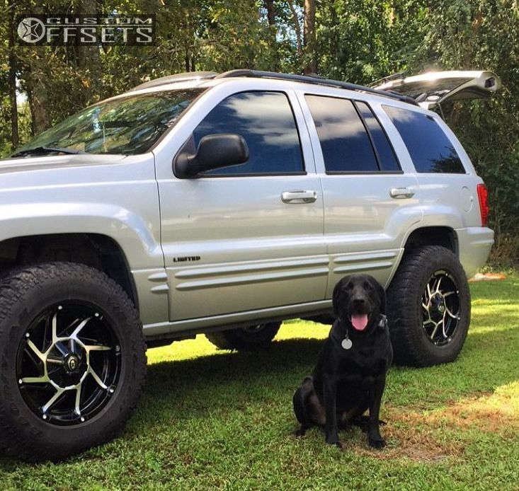 2003 Jeep Grand Cherokee with 17x9 -12 Vision Prowler and 265/75R17 ...