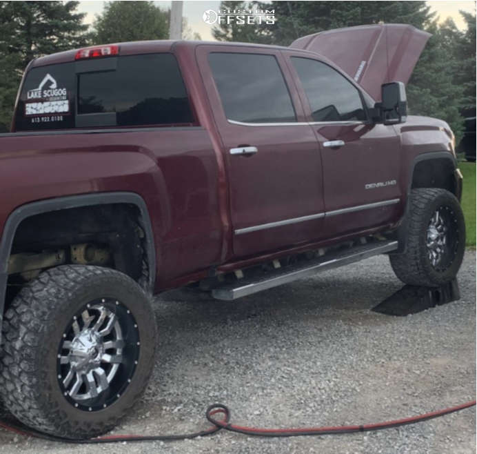 2016 GMC Savana 2500 with 20x10 -24 Fuel Sledge and 33/12.5R20 AMP ...