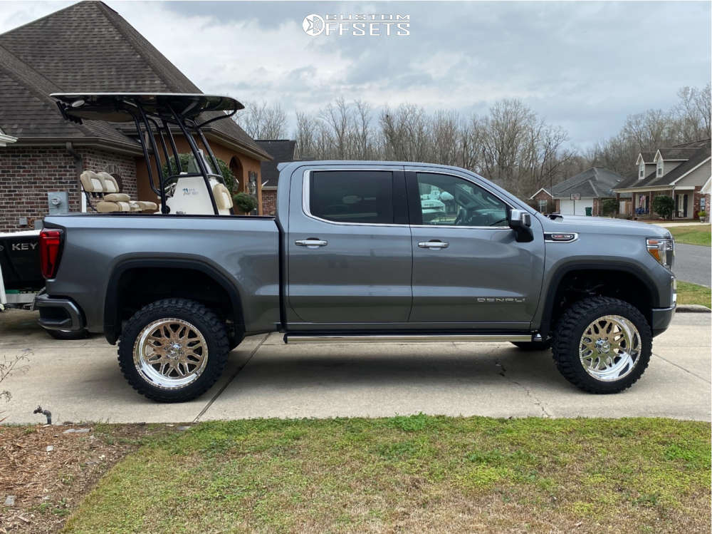 2020 GMC Sierra 1500 with 22x12 -44 American Force Trax Ss and 35/12 ...