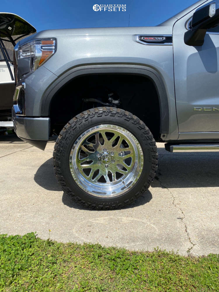 2020 GMC Sierra 1500 with 22x12 -44 American Force Trax Ss and 35/12 ...