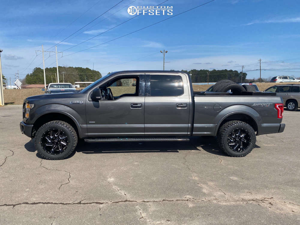 2016 Ford F-150 with 20x10 -25 Vision Spyder and 33/12.5R20 Kenda ...