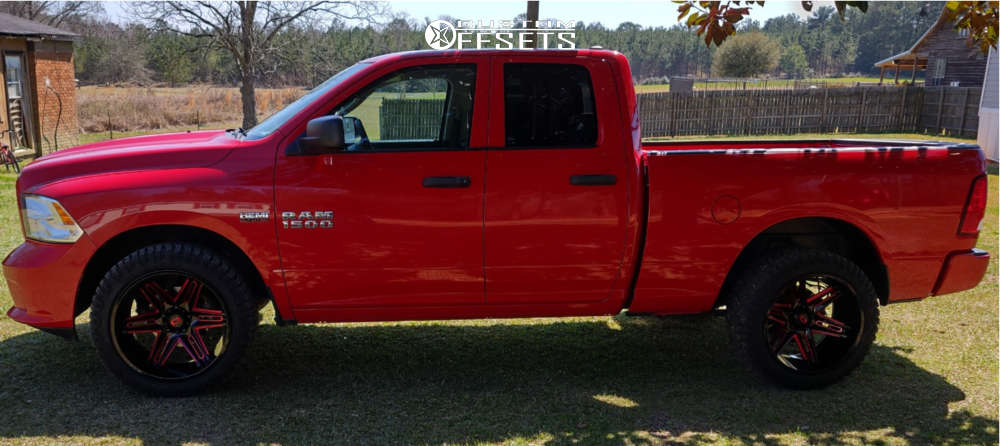 2017 Ram 1500 Aggressive > 1" Outside Fender Stock | Custom Offsets