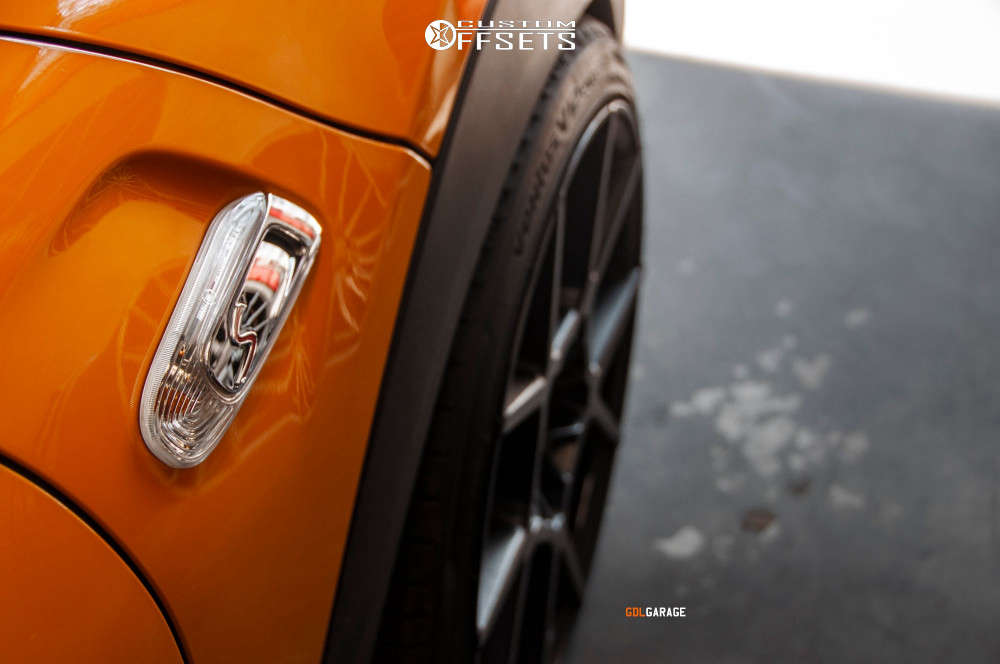 2017 Mini Cooper with 18x8 33 Rotiform Kps and 215/40R18 Hankook Ventus ...