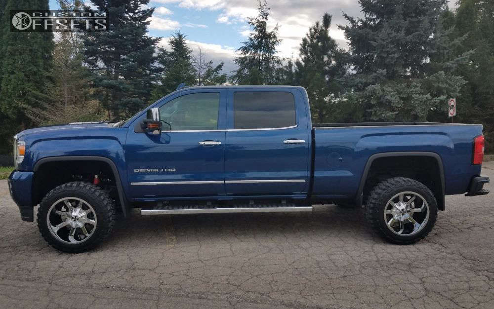 2016 GMC Sierra 2500 HD with 20x12 -44 Cali Offroad Busted and 33/12 ...
