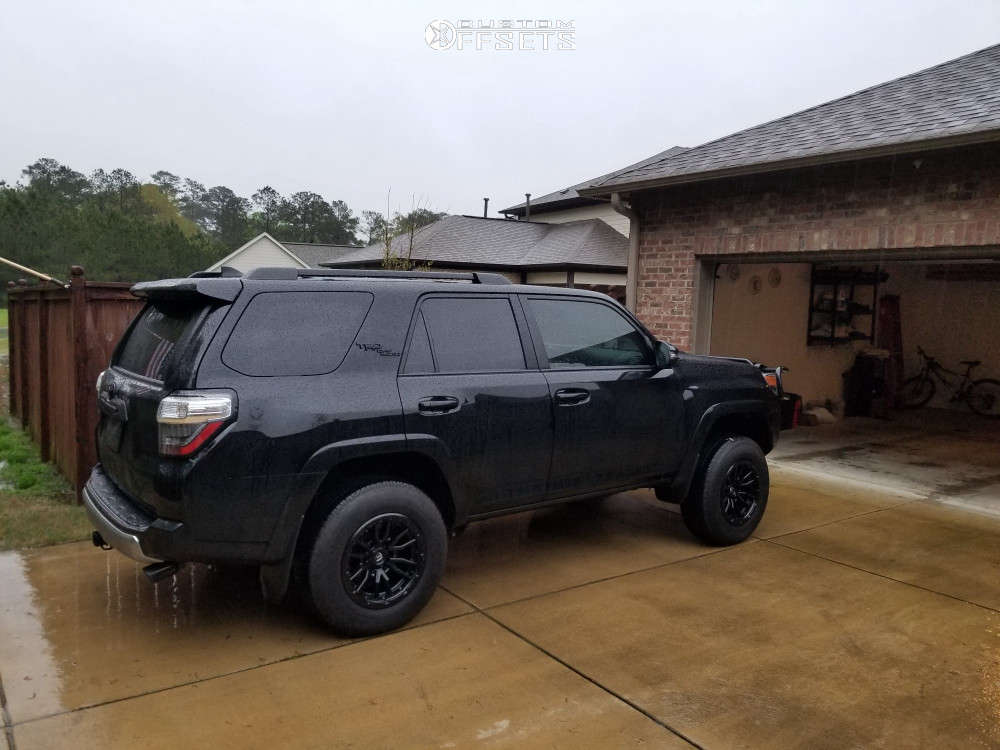 2019 Toyota 4Runner with 17x9 -12 Fuel Rebel and 30/8.5R17 Bridgestone ...