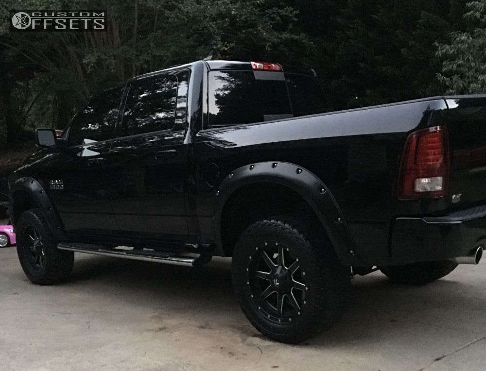 2014 Ram 1500 with 20x9 1 Fuel Maverick D538 and 35/12.5R20 Mickey ...