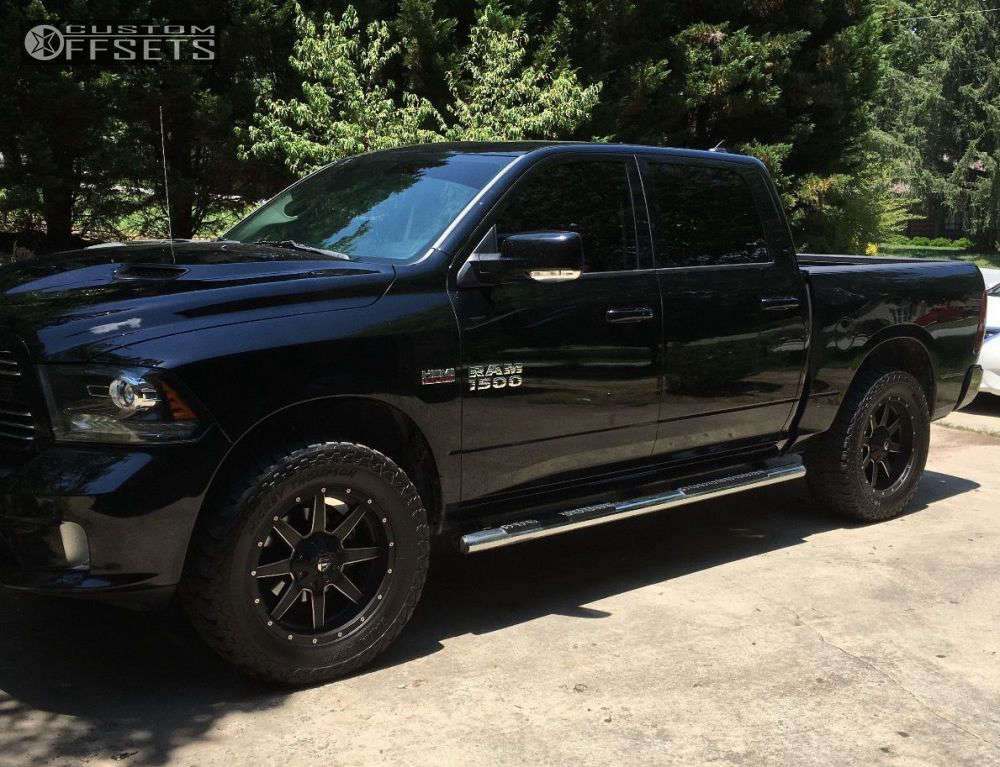 2014 Ram 1500 with 20x9 1 Fuel Maverick D538 and 35/12.5R20 Mickey ...