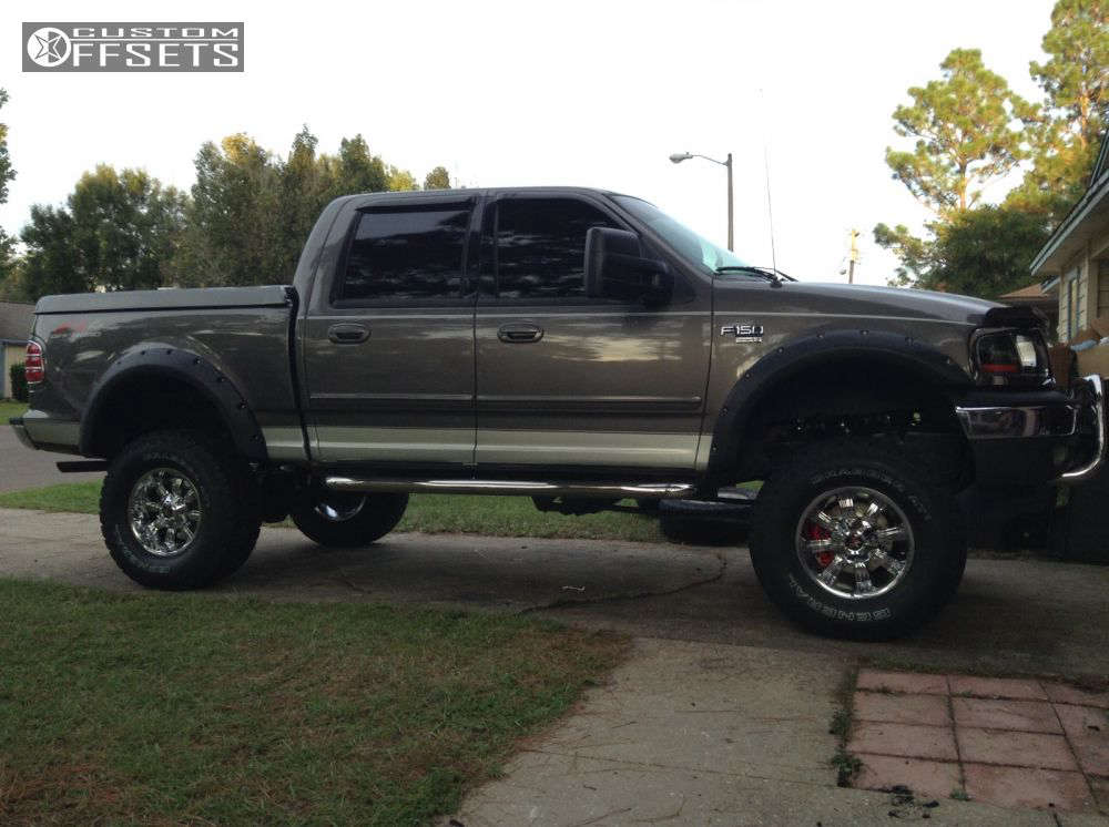2001 Ford F-150 with 17x9 Monster Offroad M03 and 35/12.5R17 General ...