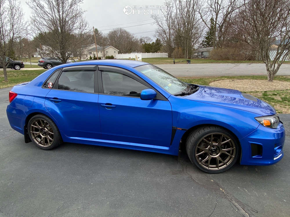 2014 Subaru WRX with 18x8.5 44 Konig Ampliform and 255/35R18 Kenda Kr20 ...