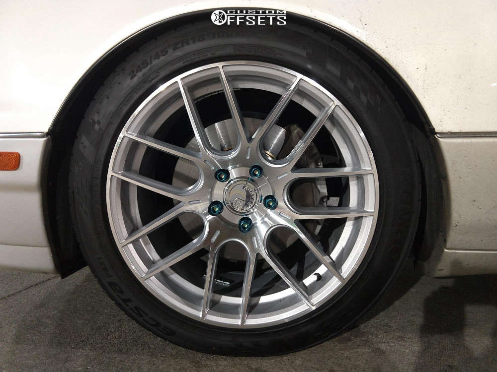 1998 Lexus LS400 with 18x8.5 35 Aodhan Ah-x and 245/45R18 Kumho Ecsta ...