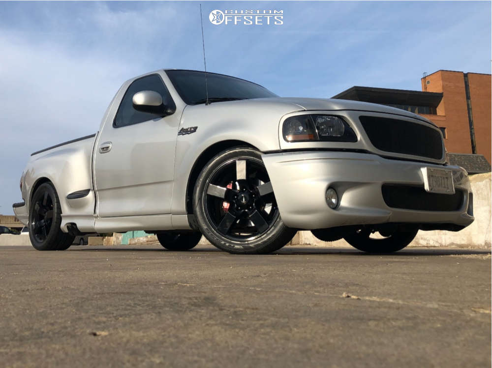 2001 Ford F-150 with 20x9 8 SVE Lightning Replicas and 295/40R20 Nitto ...