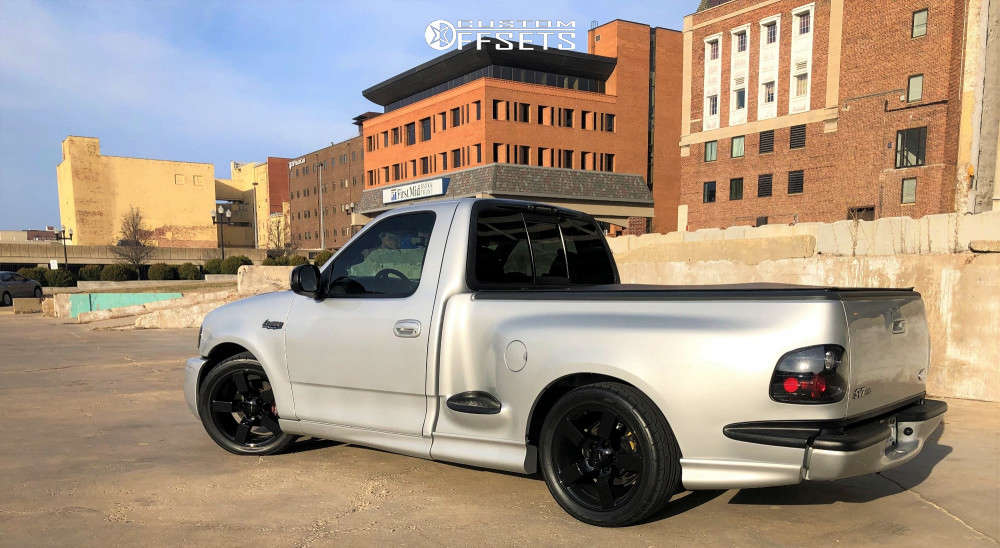 2001 Ford F-150 with 20x9 8 SVE Lightning Replicas and 295/40R20 Nitto ...