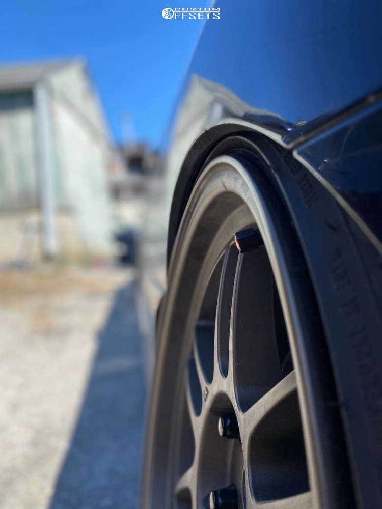 2006 Honda Civic with 18x8.5 15 ESR Sr11 and 215/40R18 Atturo Trail ...