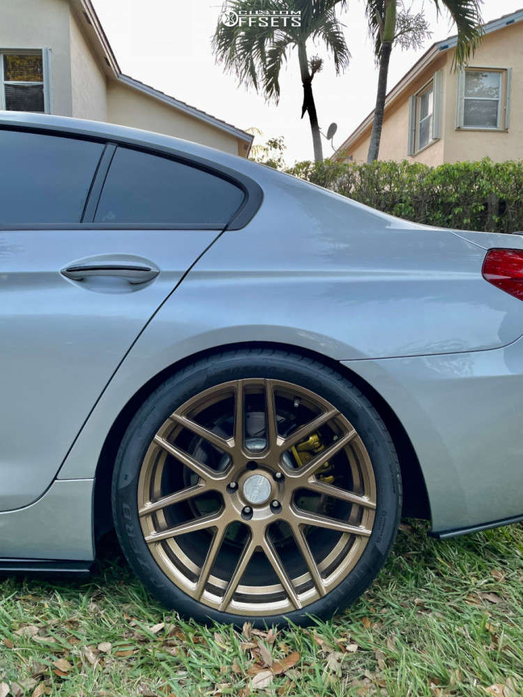 2013 BMW 650i Gran Coupe with 20x9 20 XO Moscow and 255/40R20 Pirelli P ...